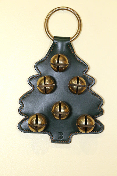 Christmas Tree Doorknob Bells - Large 6 Brass Colonial Bells | Wit & Hil