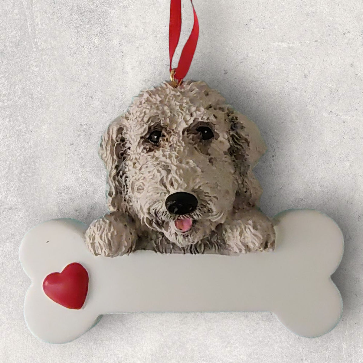 Labradoodle Bone Ornament - Personalized Dog Gift | Wit & Hil